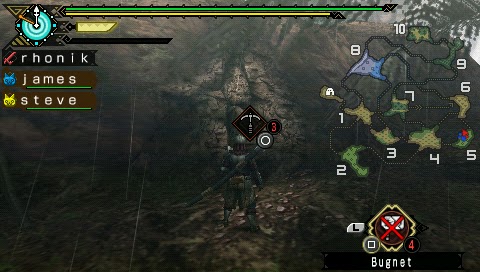 Monster Hunter Portable 3rd "Flooded Forest" Mining Spot | Psp Game Tweak