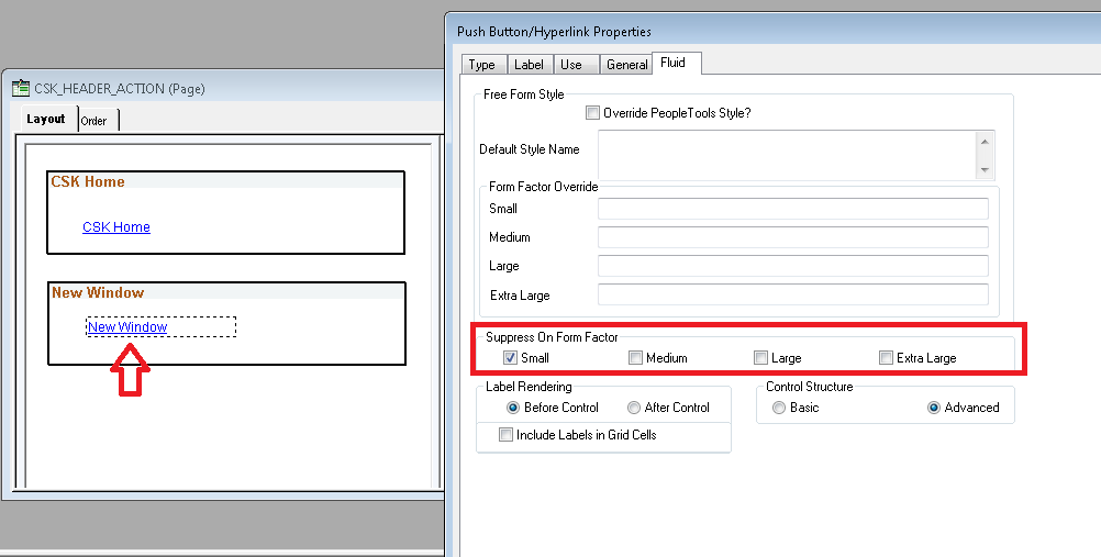 Sasank's PeopleSoft Log: Fluid UI - New Window Feature - Workaround