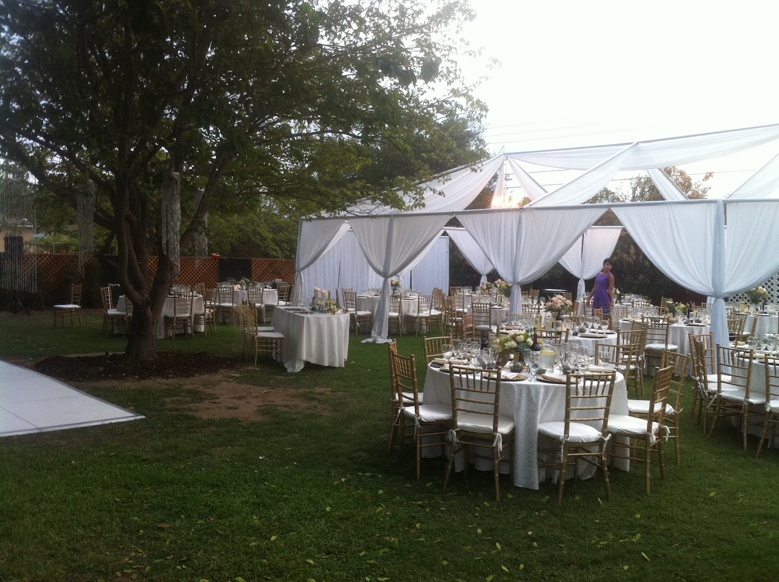STAR EVENT PRODUCTIONS: Beautiful tent frame draping with elegant ...