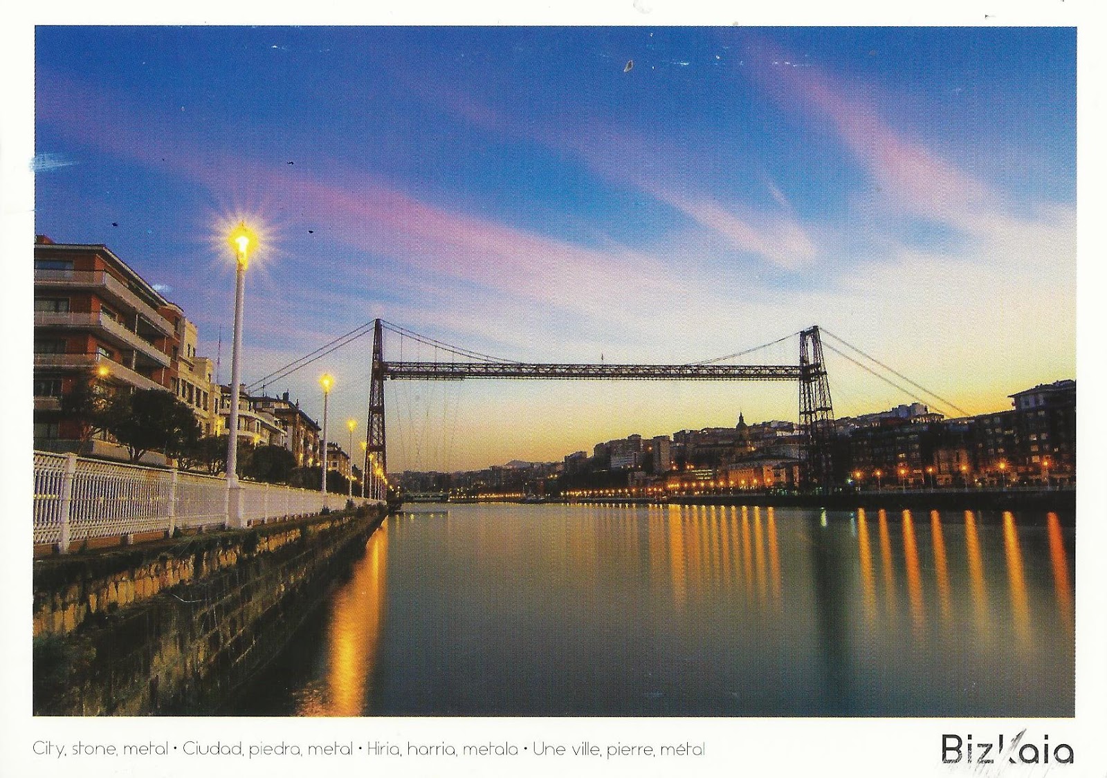 A Journey of Postcards: Vizcaya Bridge | Spain