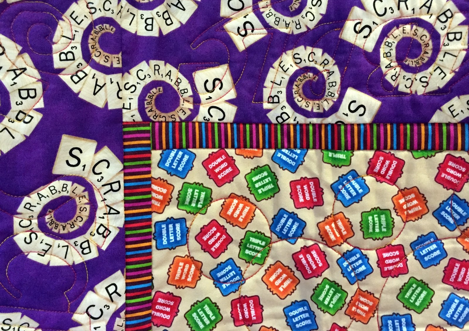 Katie's Comforters Guild: Scrabble Quilt