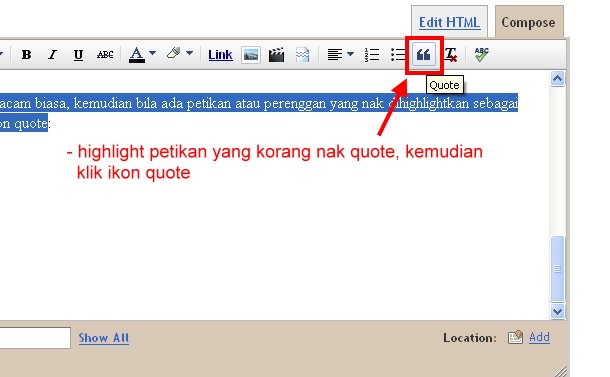 Tutorial Bina Blog: Blockquote