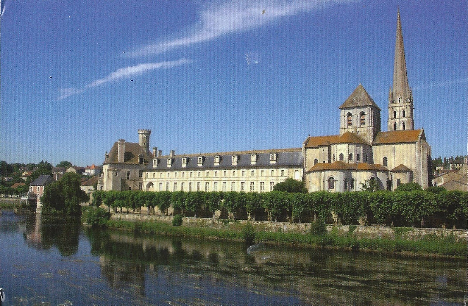 A Journey of Postcards: Abbey Church of Saint-Savin sur Gartempe | France