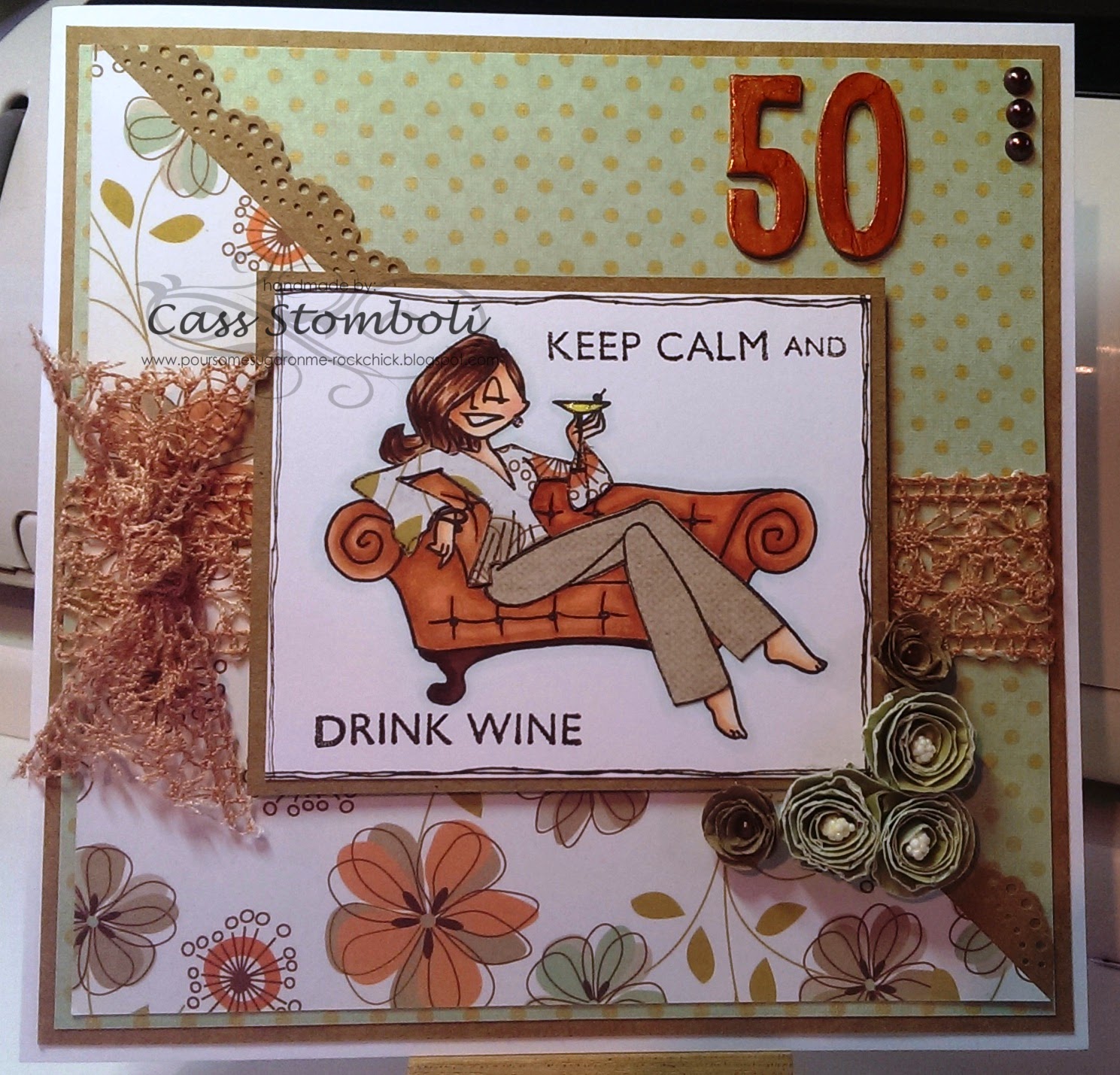 Pour Some Sugar On Me: 50th Birthday Card