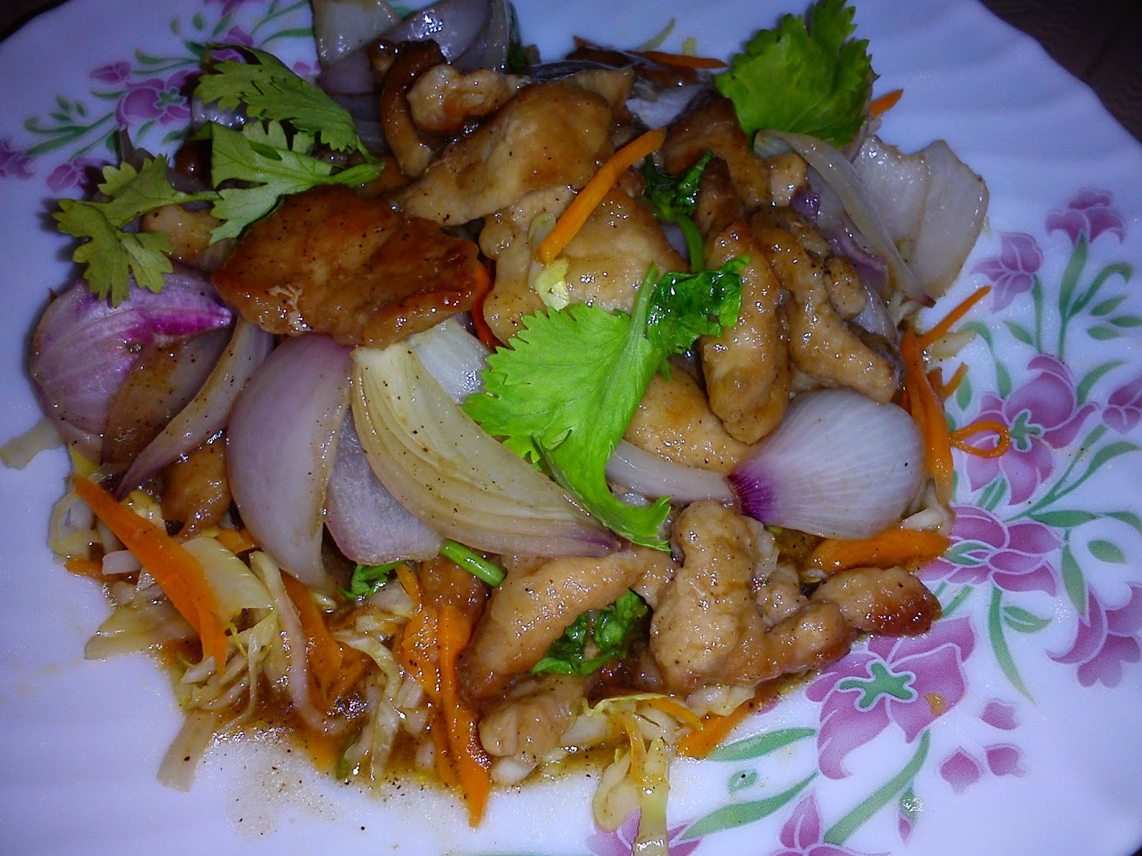 Cooking Pleasure: BLACK PEPPER PORK SLICES