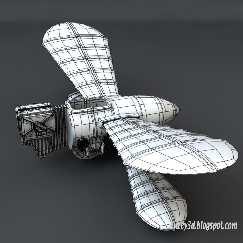 Butteridge's Flying Machine: Wip2