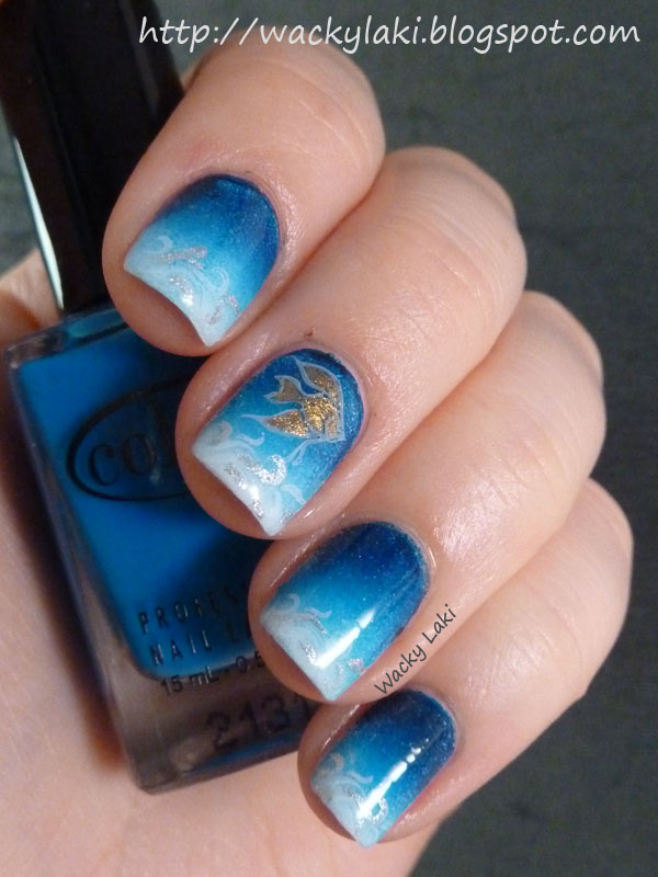 Wacky Laki: Sunday Stamping using Multiple Stamps Over a Gradient