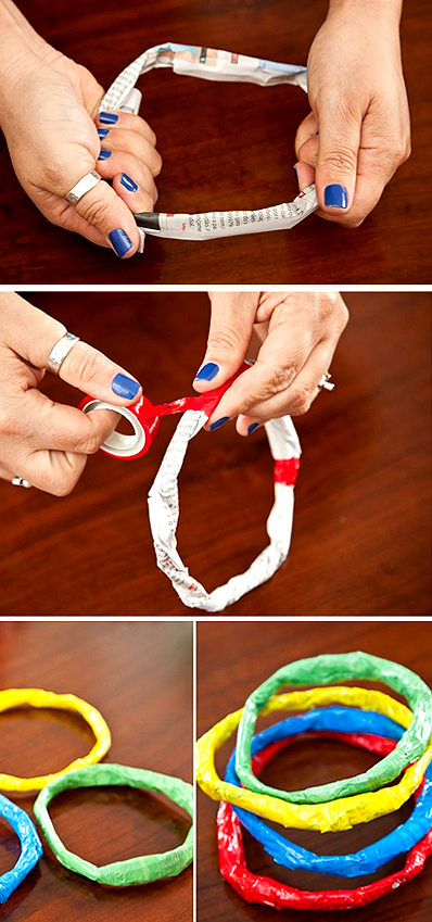 Pedagogia Século XXI: Jogo de Argolas com Garrafa Pet