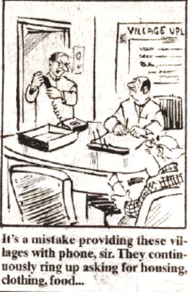 R.K. Laxman's Cartoons: Telecommunications - I