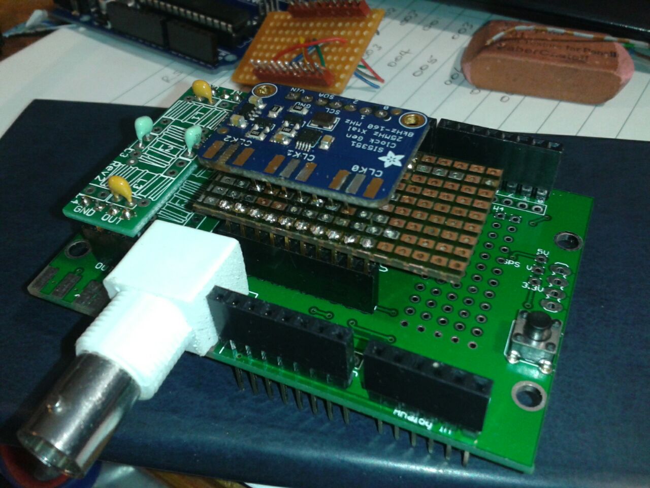 ZS6DEZ: WSPR transmitter using Arduino