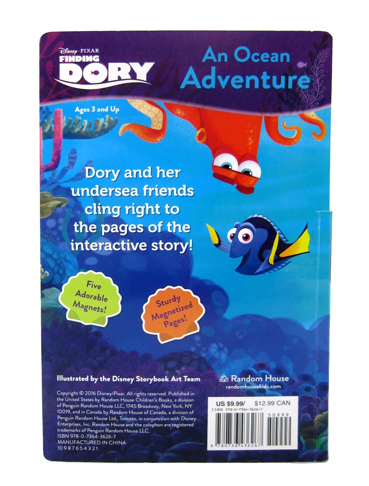 Dan the Pixar Fan: Finding Dory: An Ocean Adventure (Magnetic Board Book)