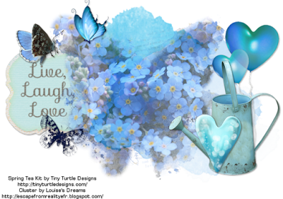 Escape From Reality Blog: FTU Cluster Frames "Spring Tea"