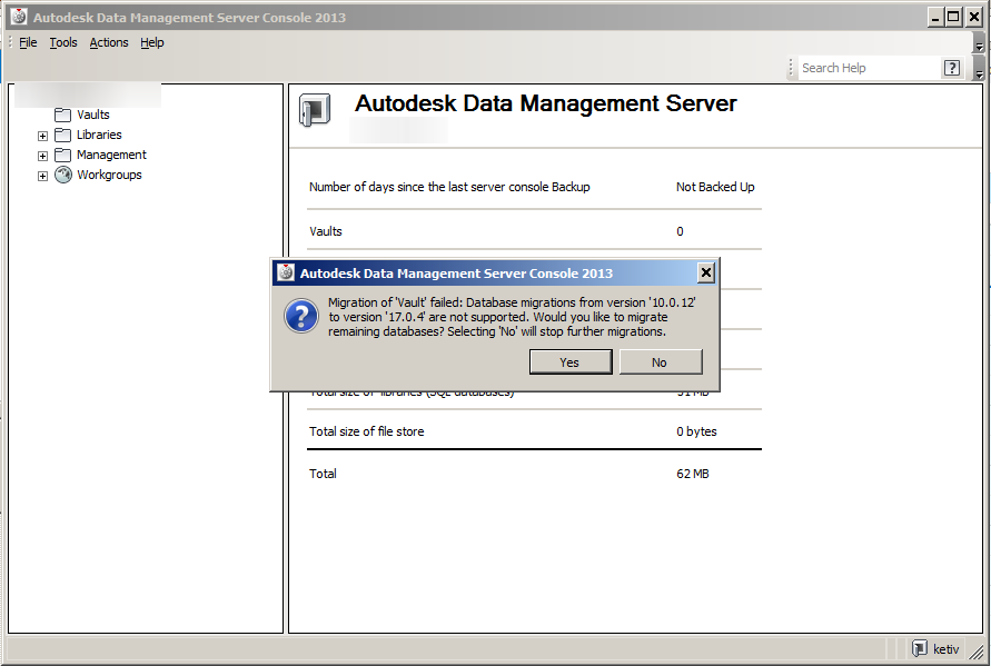 Inventor Tales Migration Errors Moving From Autodesk Vault 2012 To 2013 Scary But An Easy Fix