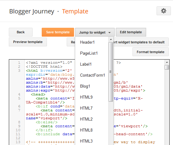How to find out a Blogger Widget ID and locate its HTML codes in ...