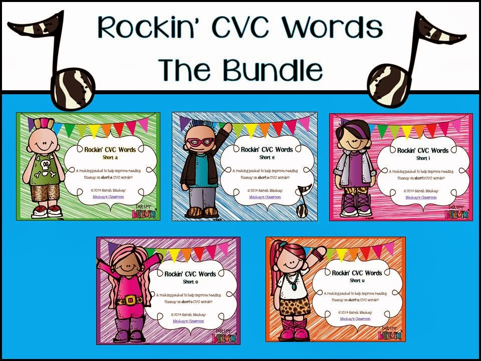 Mackey's Classroom: CVC Packets, The Bundle