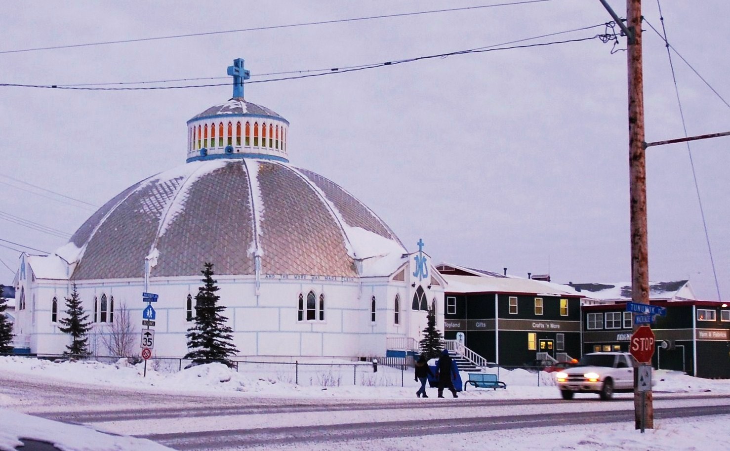 Ultima Thule: Inuvik on the Mackenzie delta, Northwest Territories (NWT ...