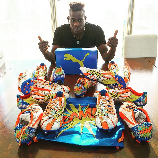 Puma et Balotelli dévoilent une version POP Art de la evoPOWER