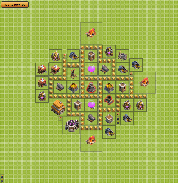 Tips Membangun Dasar Map Clash Of Clans Terbaik Dalam Bertahan | MUDA ...