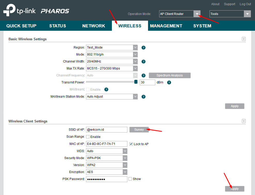 Cara Setting TPLINK CPE220 Sebagai AP Client Router - sambilbaca.com ...