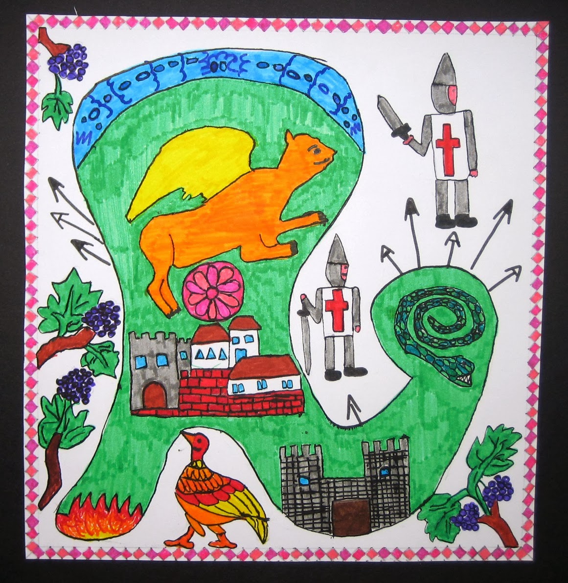 immagin@rti: Dal Medioevo, Lettere Miniate