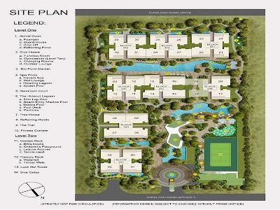 The rainforest executive condo: Site/Floor plan
