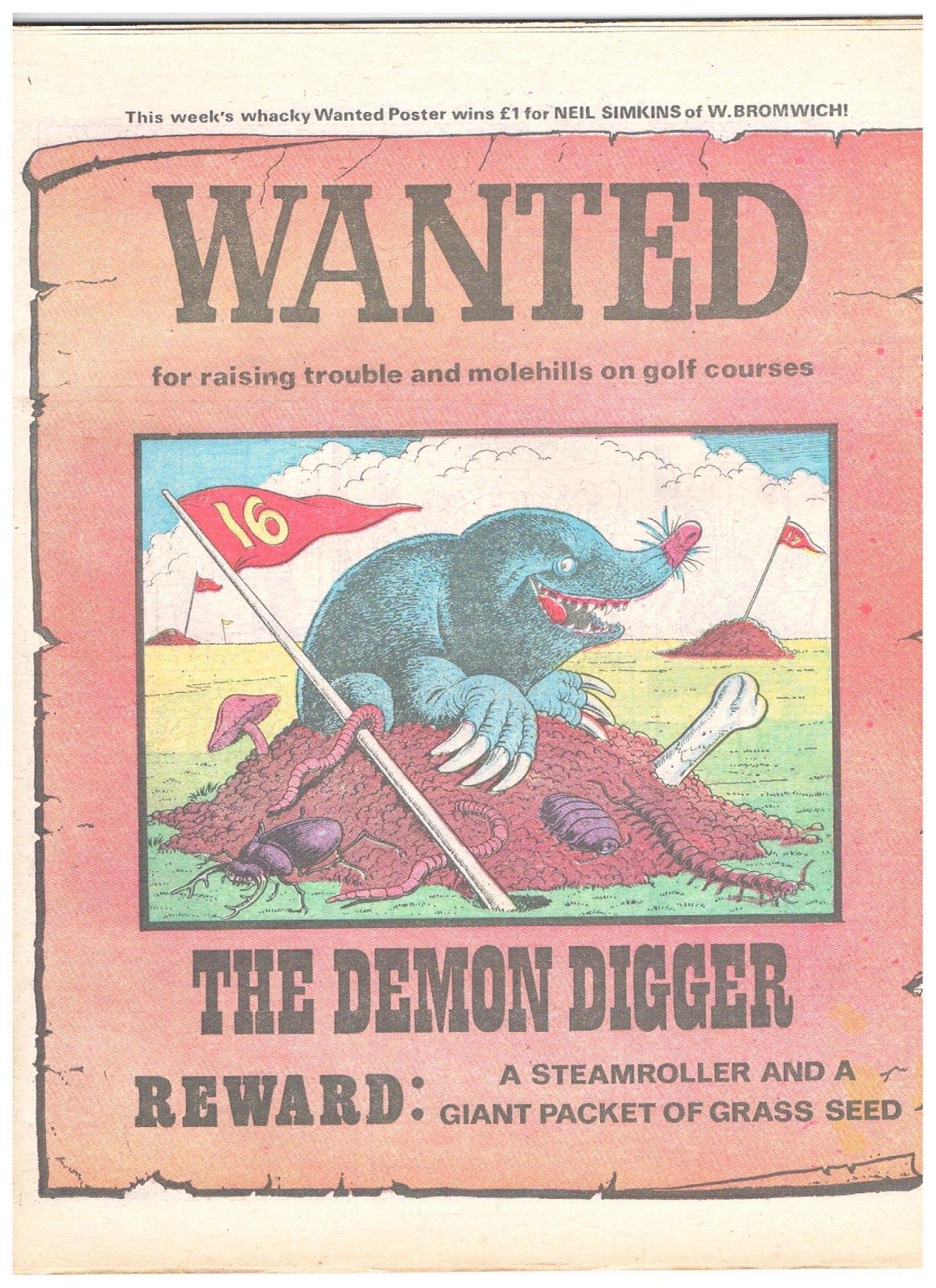 Peter Gray's Comics and Art: More Wanted posters sent by John M thanks ...