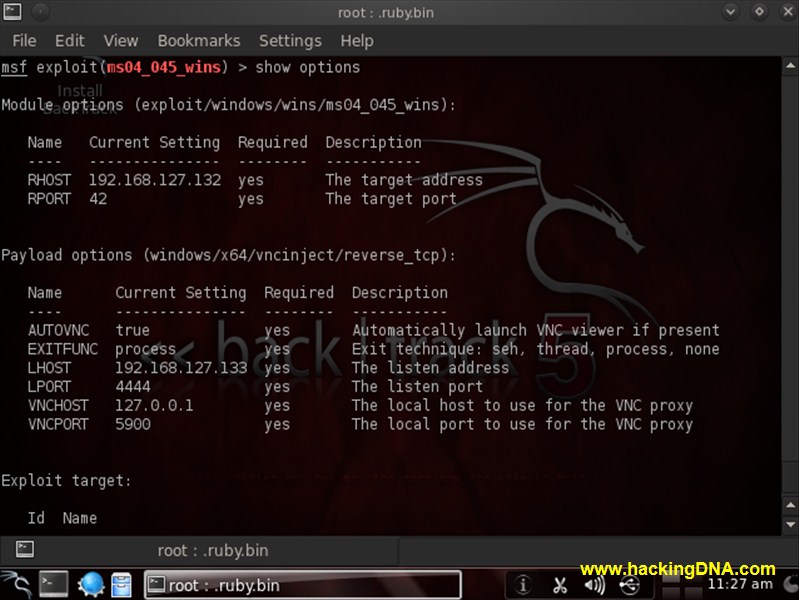 HackingDNA: Metasploit Framework With Basic Commands