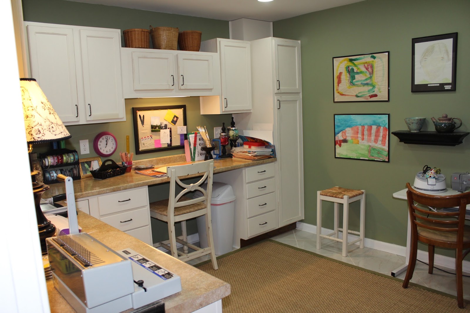 My Craft Room & Office - Learning at the Teacher Table