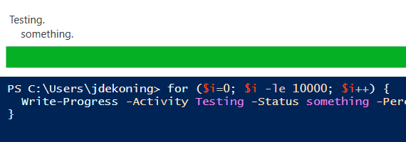 The Magic Of Automation in IT.: Progress bar in Power-Shell