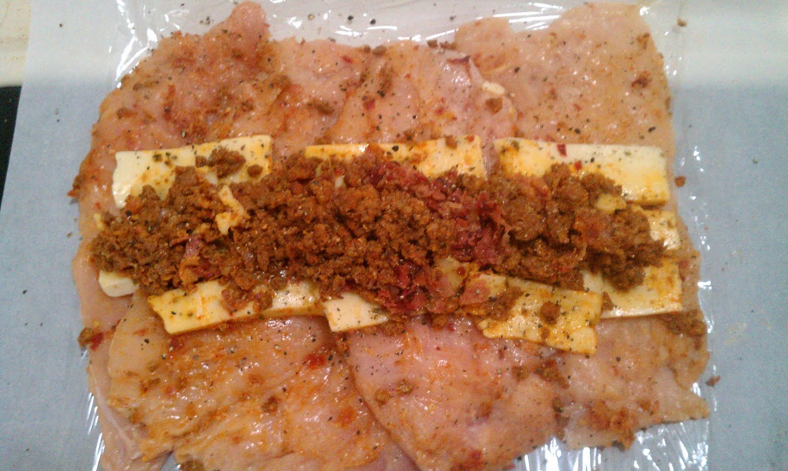 Texas Cookin' at Home: Enrollado de Pollo Picoso