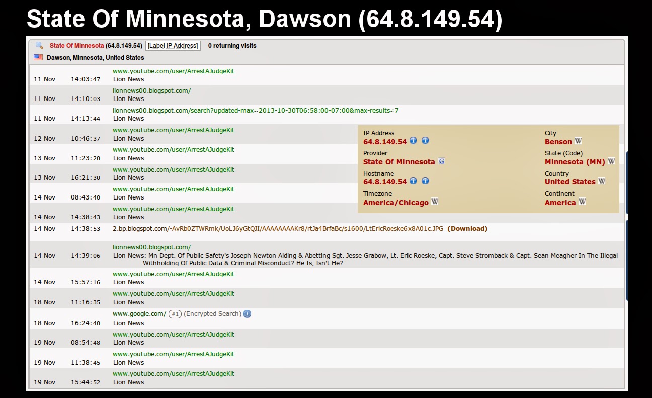 Lion News: Mn Dept. Of Public Safety's Joseph Newton Aiding & Abetting ...
