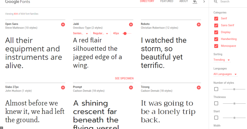 Google Fonts - Makes finding a good, free font easy |Techie Teacher