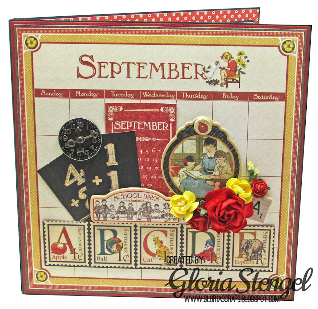 Scraps of Life: Graphic 45 Calendar Folio Series - September