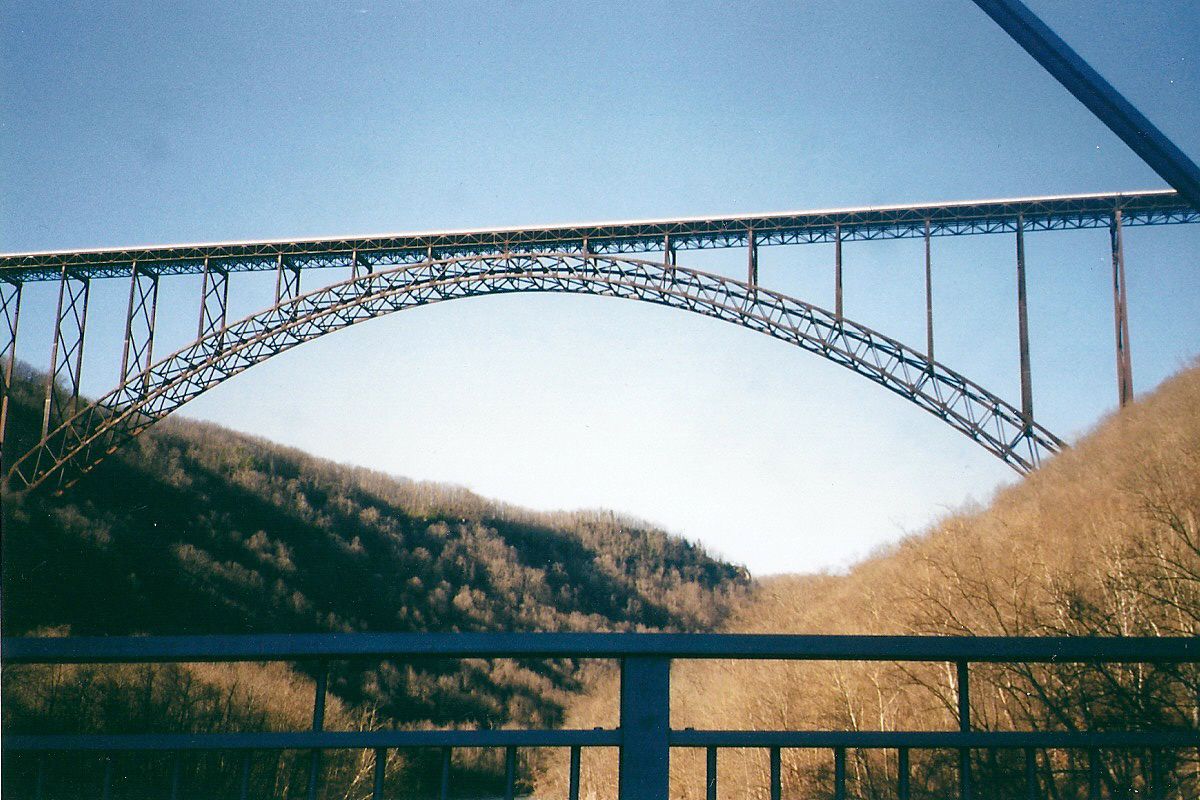 Industrial History: 1977 US-19 New River Gorge Bridge near Fayette, WV