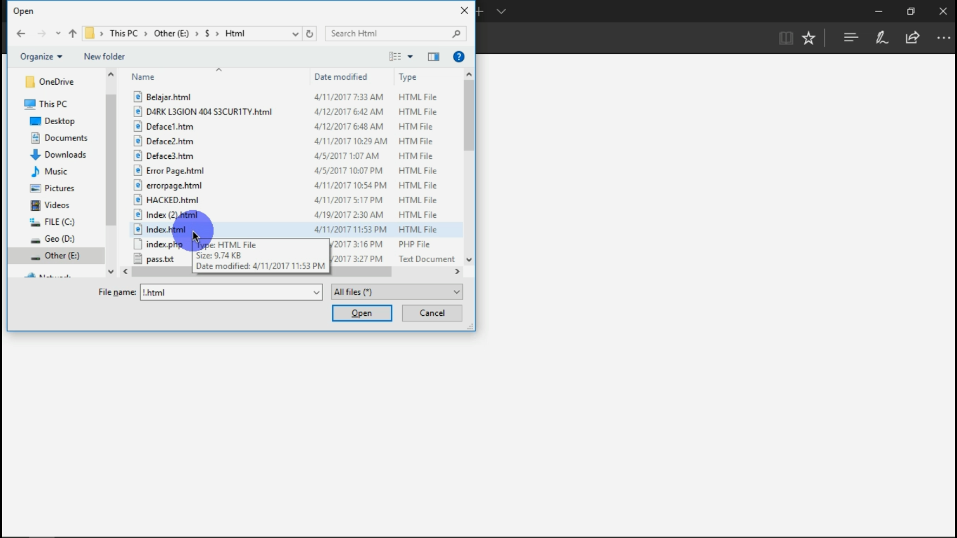 Cara DEFACE website mudah menggunakan metode KINDEDITOR