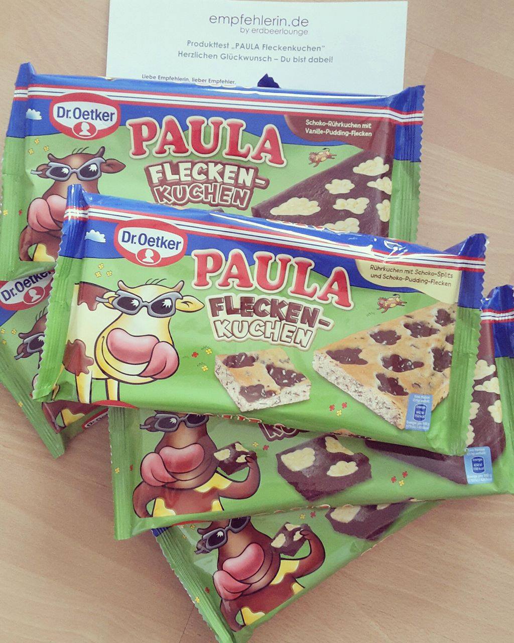 MiZzProdukttesterin: Dr.Oetker PAULA Fleckenkuchen - Rührkuchen mit ...