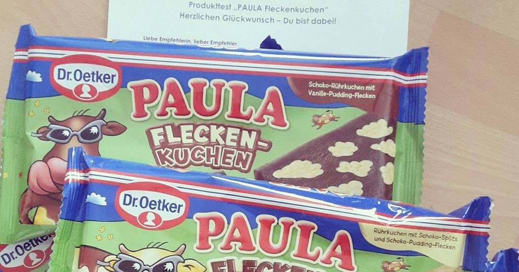MiZzProdukttesterin: Dr.Oetker PAULA Fleckenkuchen - Rührkuchen mit ...