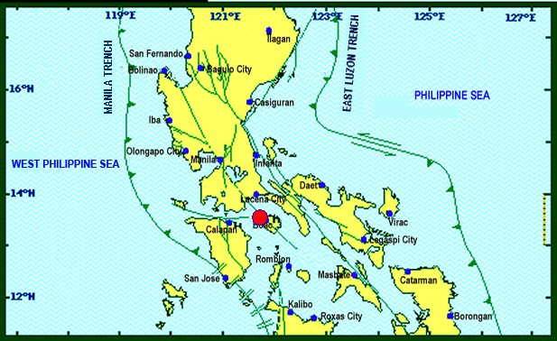 Marinduque Rising: Marinduque earthquake