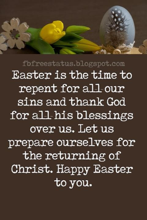 Easter Messages And Easter Wishes to Write in a Card