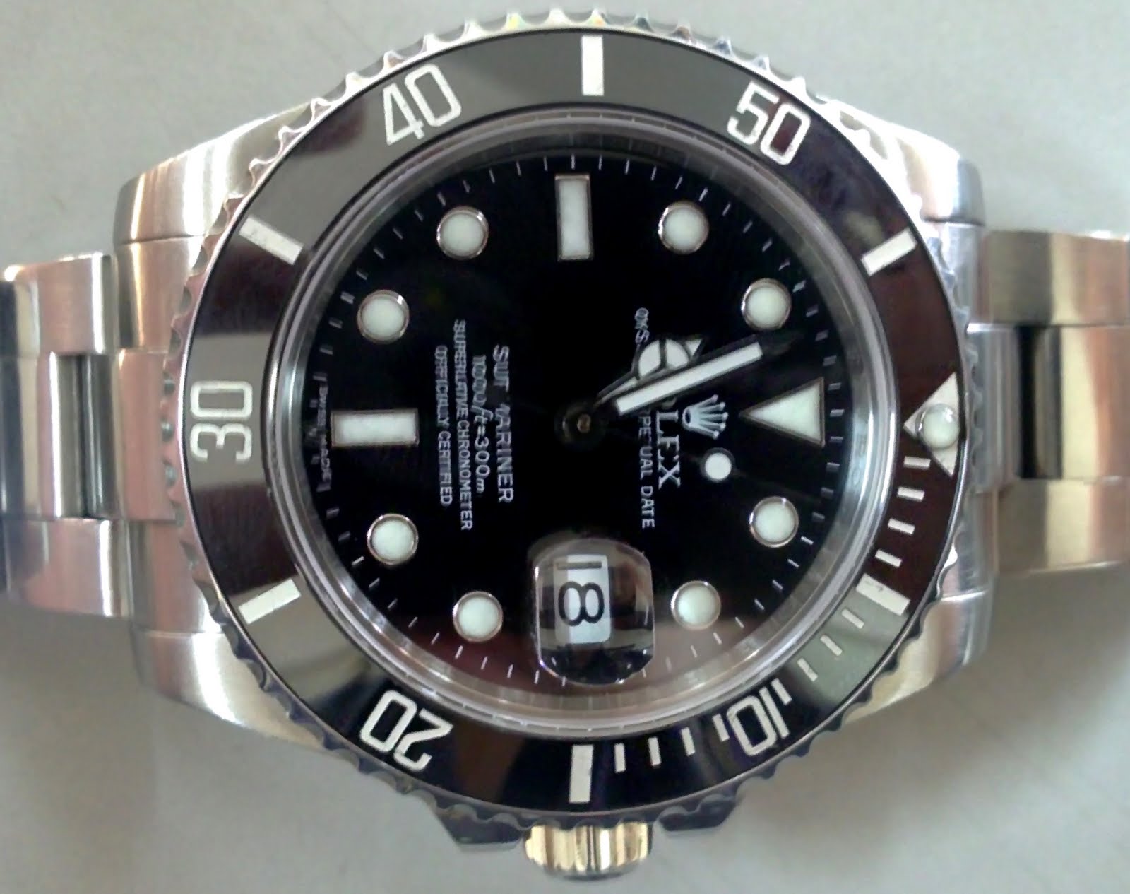 koleksijampecks: Jam Rolex Submariner 3135 Watch