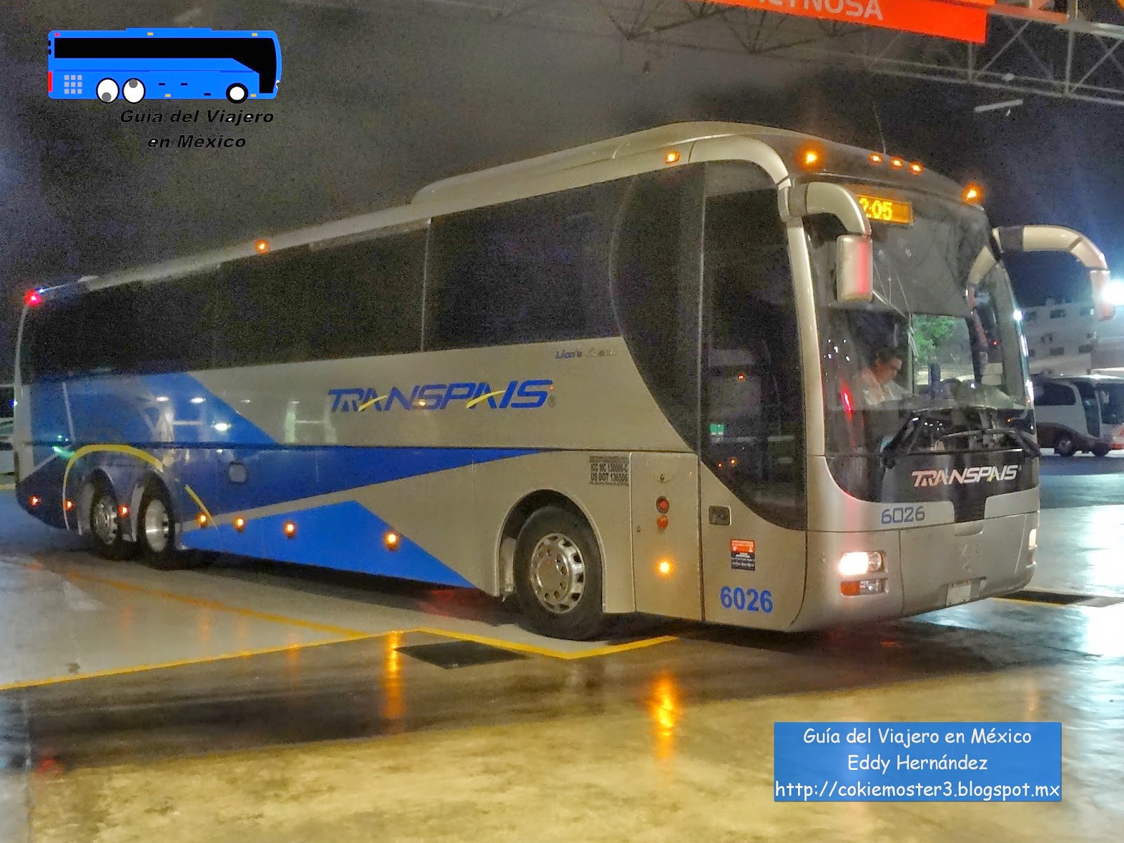 Guía del Viajero en México: Autobuses de Transpais