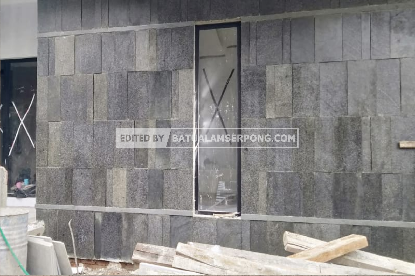 Pemasangan Keren Batu Andesit dengan Pola Kombinasi - JUAL BATU ALAM ...