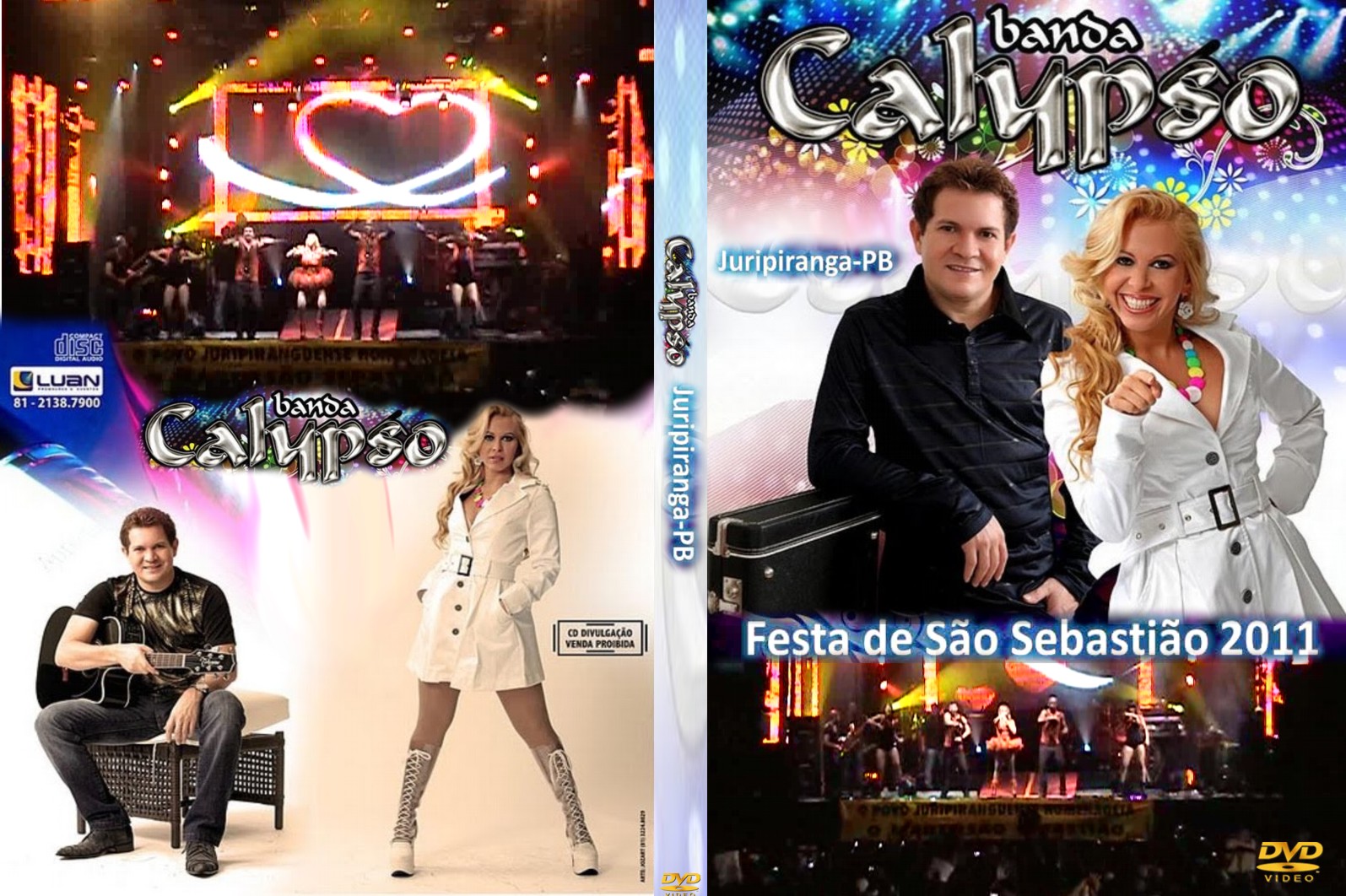 Fábio [Capas e Shows]: DVD Banda Calypso - Ao Vivo - 2011