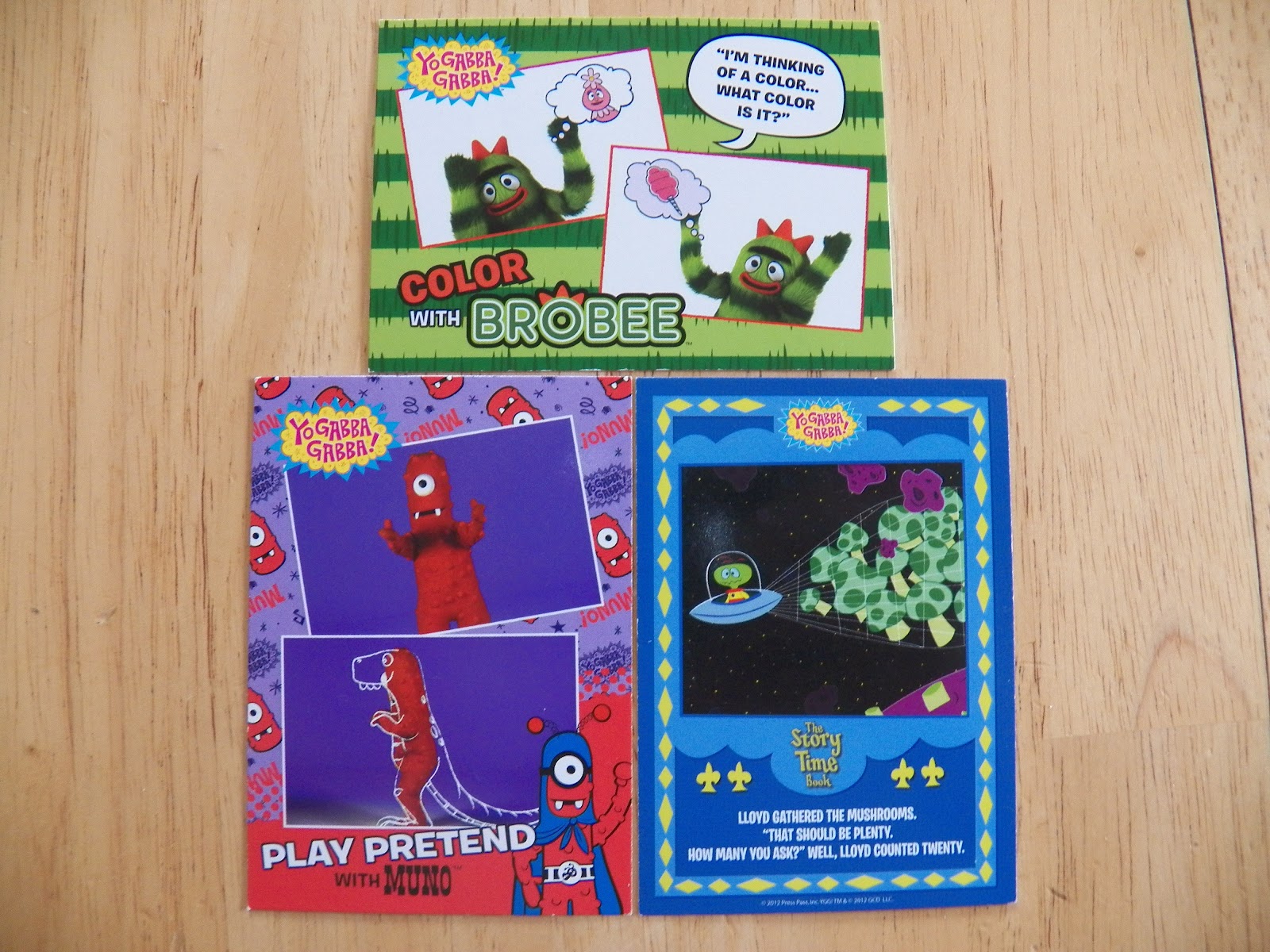 Sport Card Collectors: Fun Review: Press Pass Yo Gabba Gabba Rack Pack