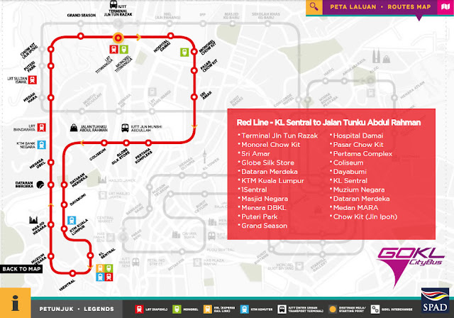 GO KL, Bus Gratis di Kuala Lumpur - Cerita Diary Pink Tian