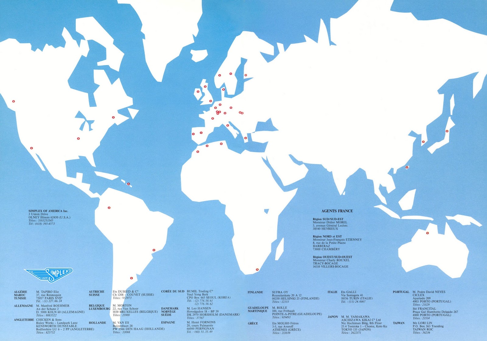 CATALOGUES SIMPLEX: SIMPLEX 1984