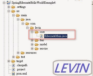 Java程式教學甘仔店: Spring Hibernate Hello World Example 專案 之 XML Mapping 第4版