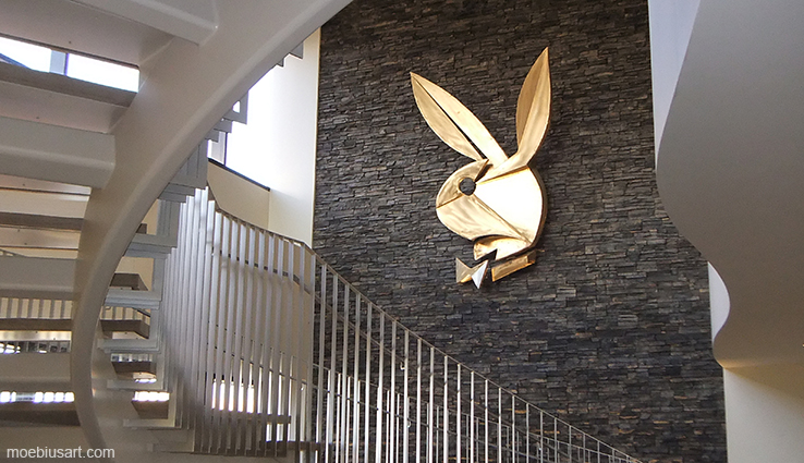 MoebiusArt News: At PLAYBOY Corporate, Beverly Hills 90210