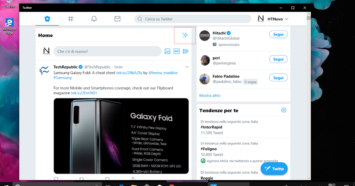 Twitter PWA per Windows 10 ottiene la visualizzazione degli ultimi ...