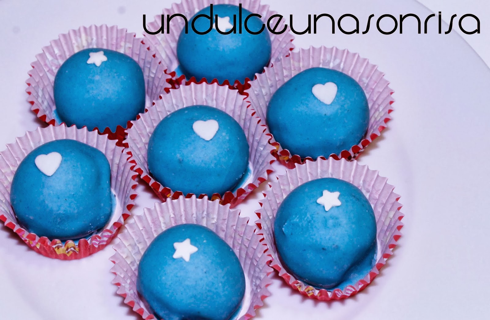 un dulce, una sonrisa: Cake balls de oreo ¡AZULES!